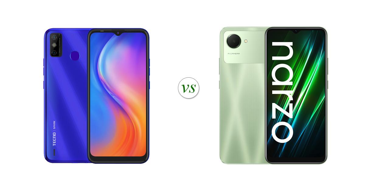TECNO Spark 6 Go vs narzo 50i Prime: Side by Side Specs Comparison