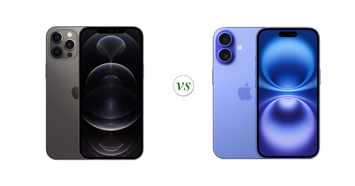 Apple iPhone 12 Pro Max vs Apple iPhone 16: Side by Side Specs Comparison