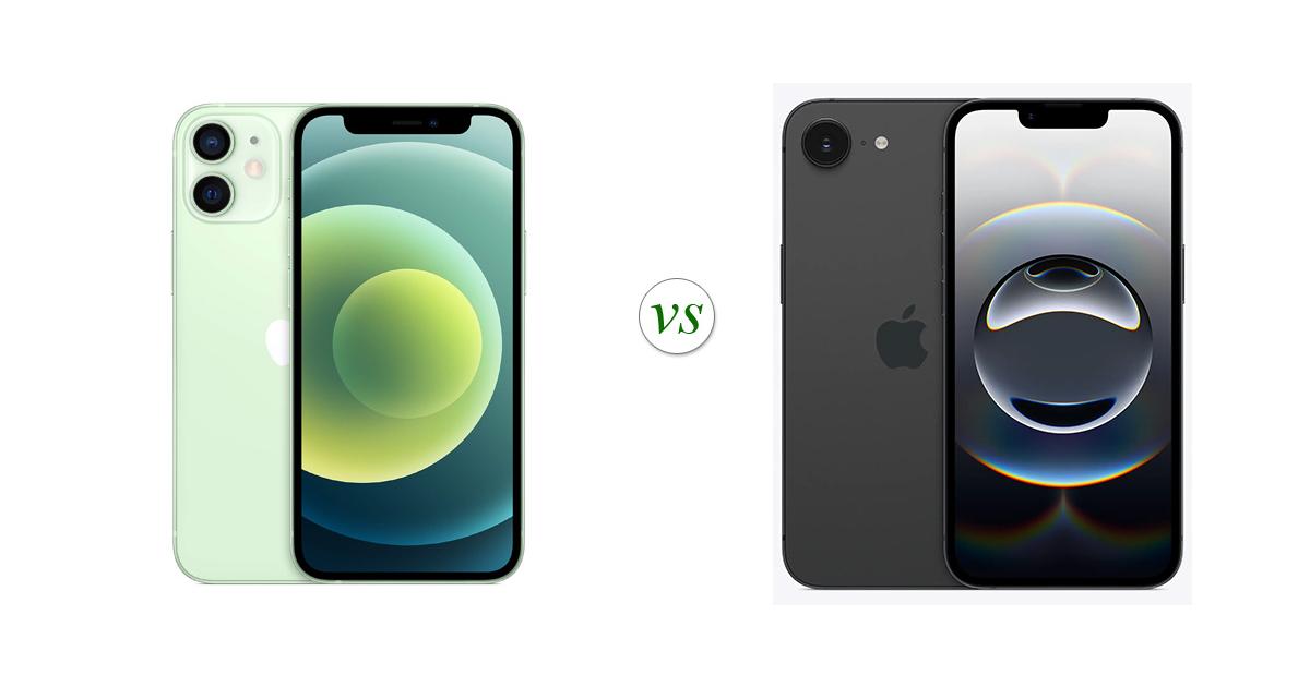 Apple iPhone 12 mini vs Apple iPhone 16e: Side by Side Specs Comparison