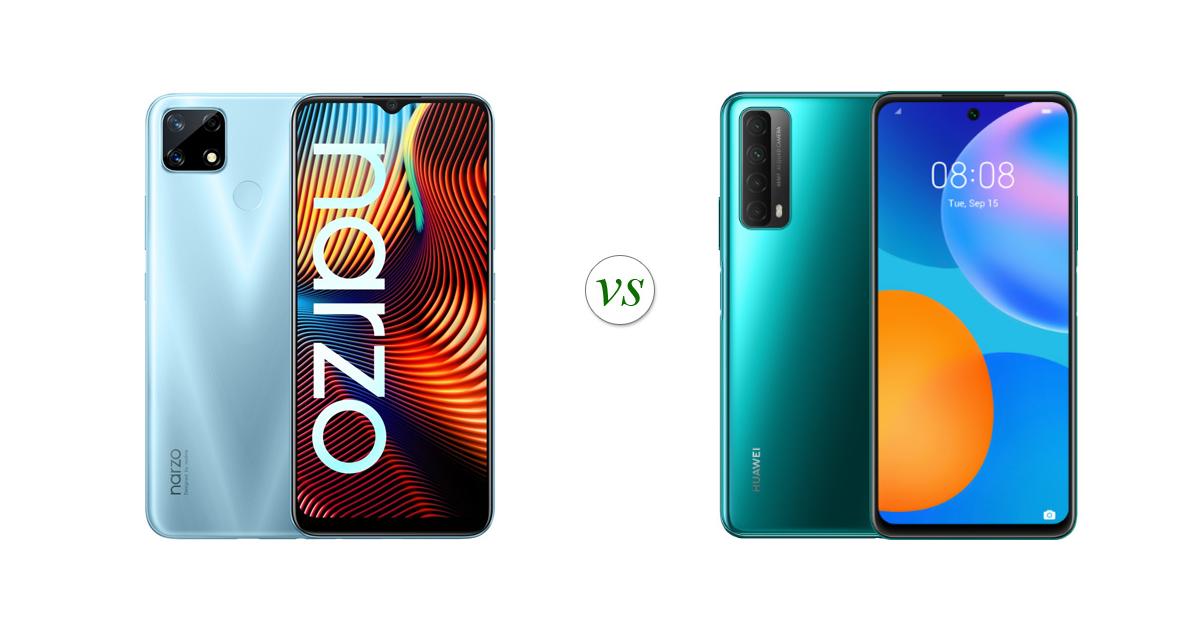 realme narzo 20 vs Huawei Y7a: Side by Side Specs Comparison
