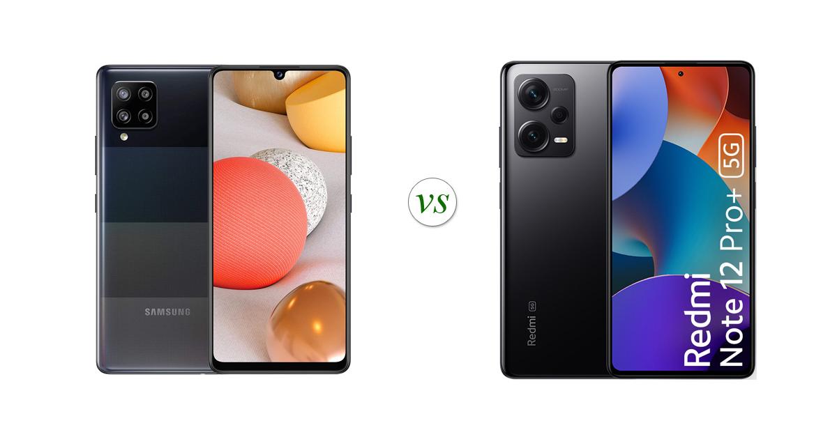 Samsung Galaxy A42 5G vs Xiaomi Redmi Note 12 Pro Plus 5G: Side by Side ...