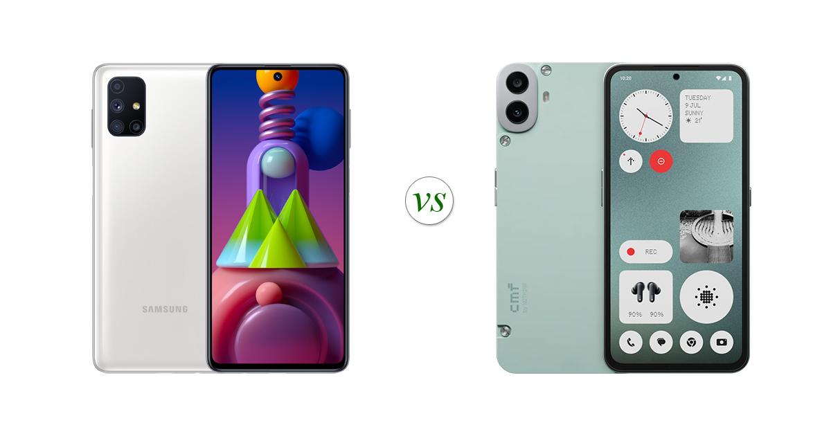 Samsung Galaxy M51 vs CMF Phone 1: Side by Side Specs Comparison