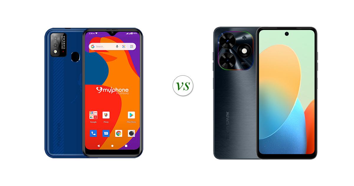 MyPhone myWX2 vs TECNO SPARK Go 2024: Side by Side Specs Comparison