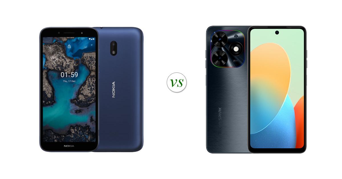 Nokia C1 Plus vs TECNO SPARK Go 2024: Side by Side Specs Comparison