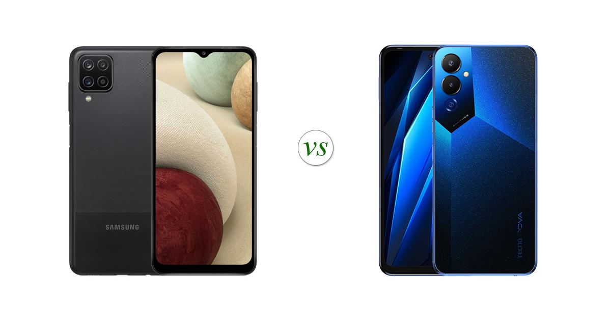 Samsung Galaxy A12 vs TECNO POVA 4: Side by Side Specs Comparison
