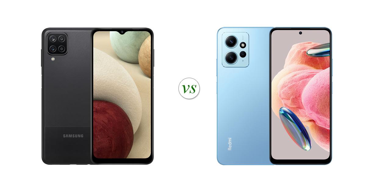Samsung Galaxy A12 vs Xiaomi Redmi Note 12: Side by Side Specs Comparison