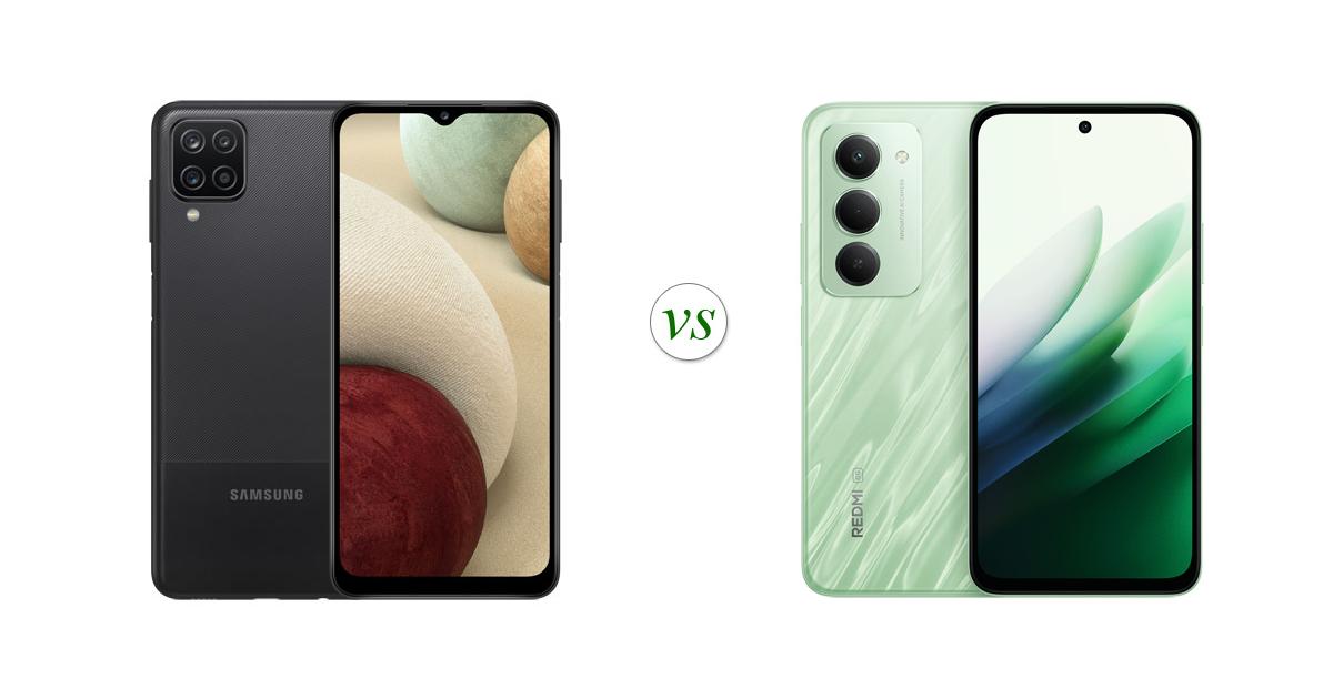 Samsung Galaxy A12 vs Redmi 15 5G: Side by Side Specs Comparison