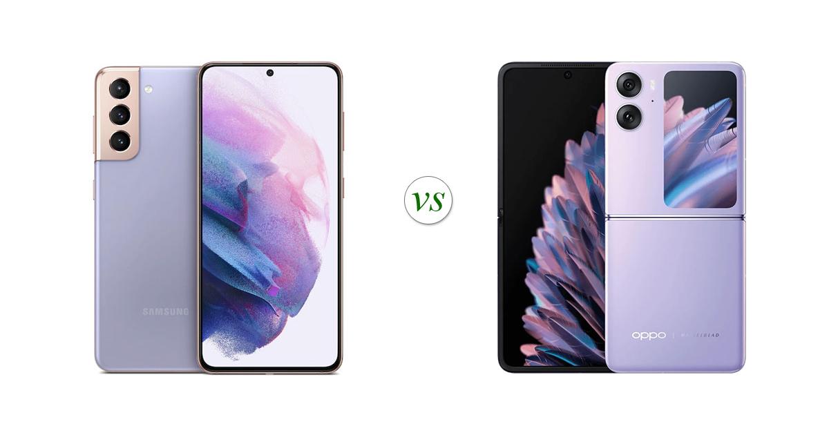 Samsung Galaxy S21 5G vs OPPO Find N2 Flip: Side by Side Specs Comparison