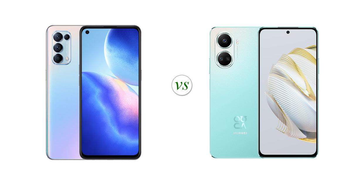 OPPO Reno5 4G vs Huawei nova 10 SE: Side by Side Specs Comparison