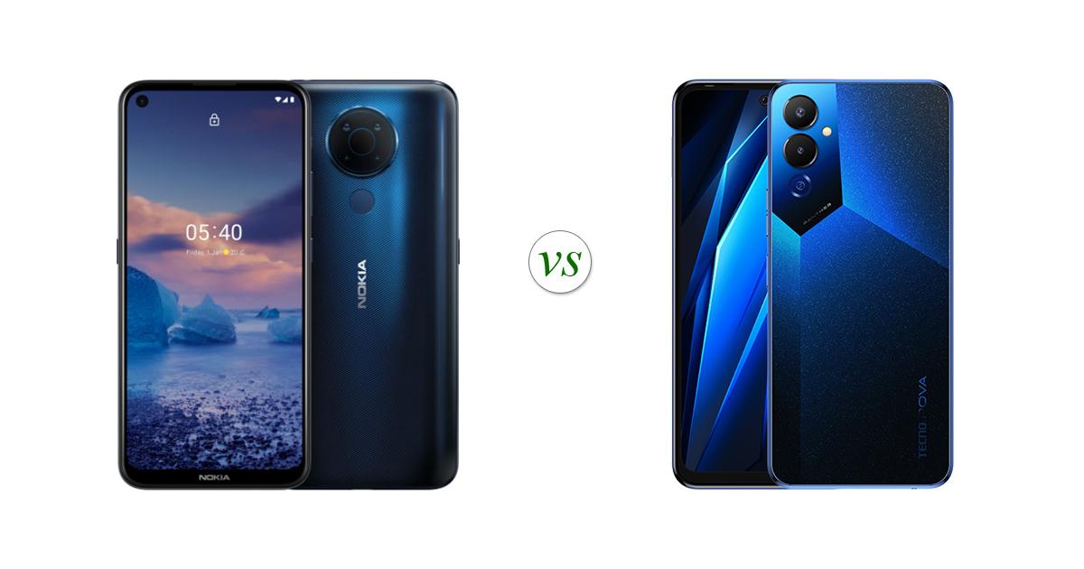 Nokia 5.4 vs TECNO POVA 4: Side by Side Specs Comparison