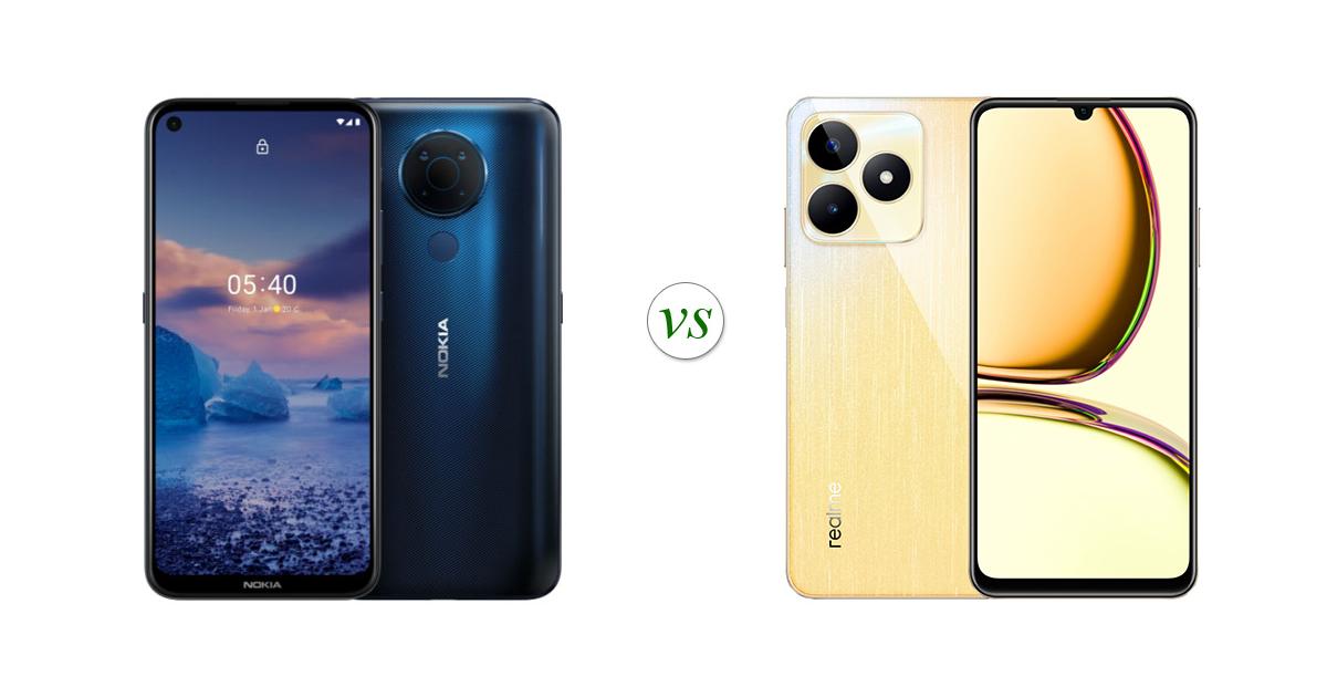 Nokia 5.4 vs realme C53: Side by Side Specs Comparison