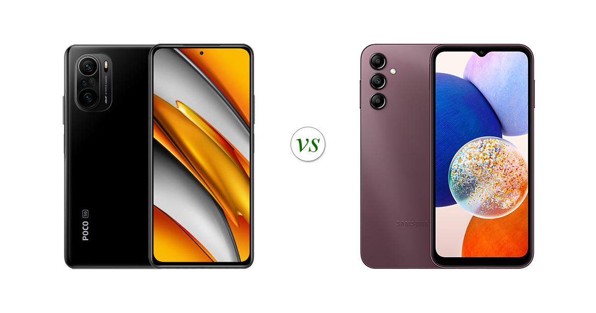 POCO F3 vs Samsung Galaxy A14 5G: Side by Side Specs Comparison
