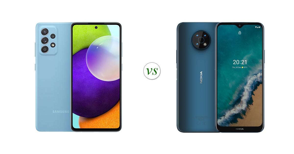 Samsung Galaxy A52 vs Nokia G50: Side by Side Specs Comparison