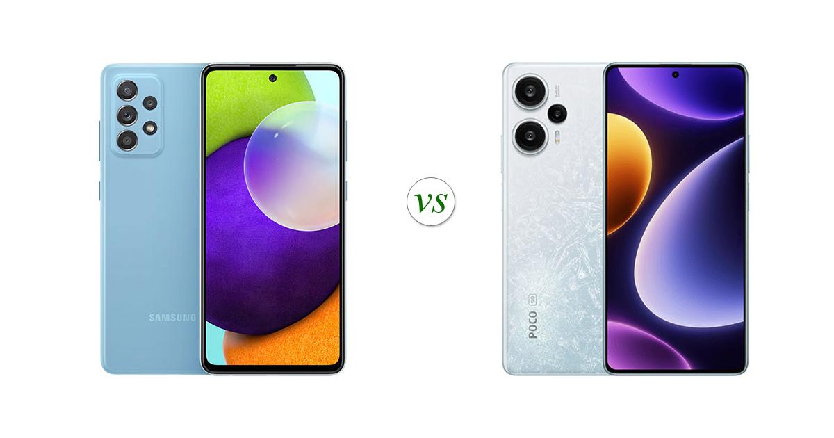 Samsung Galaxy A52 vs POCO F5: Side by Side Specs Comparison