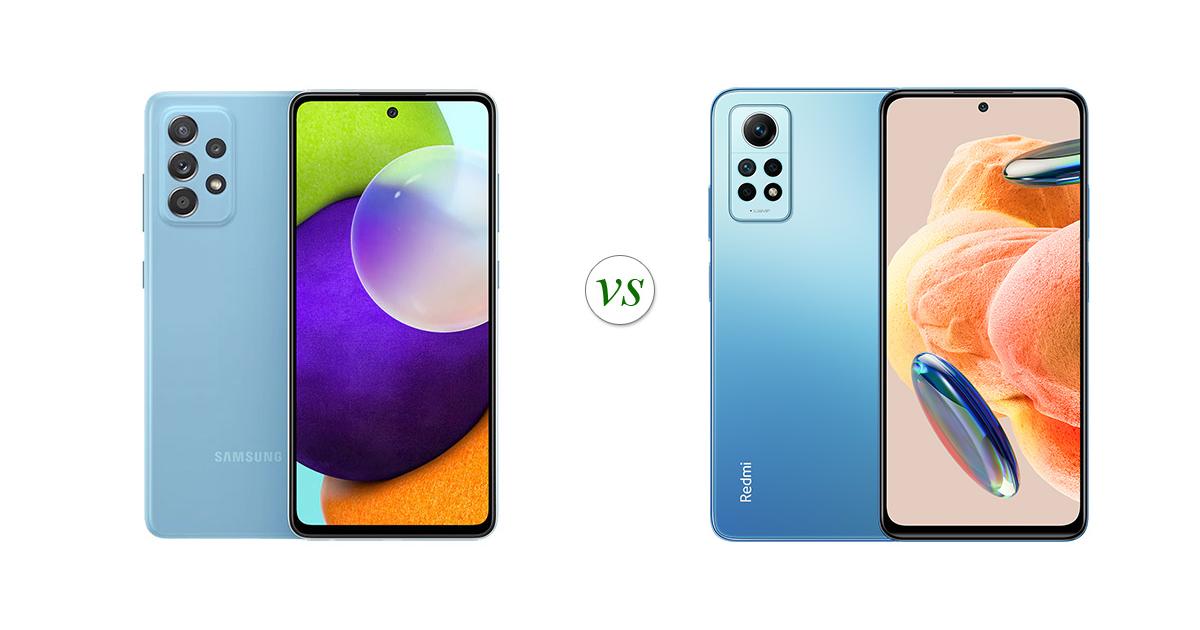 Samsung Galaxy A52 vs Xiaomi Redmi Note 12 Pro: Side by Side Specs ...