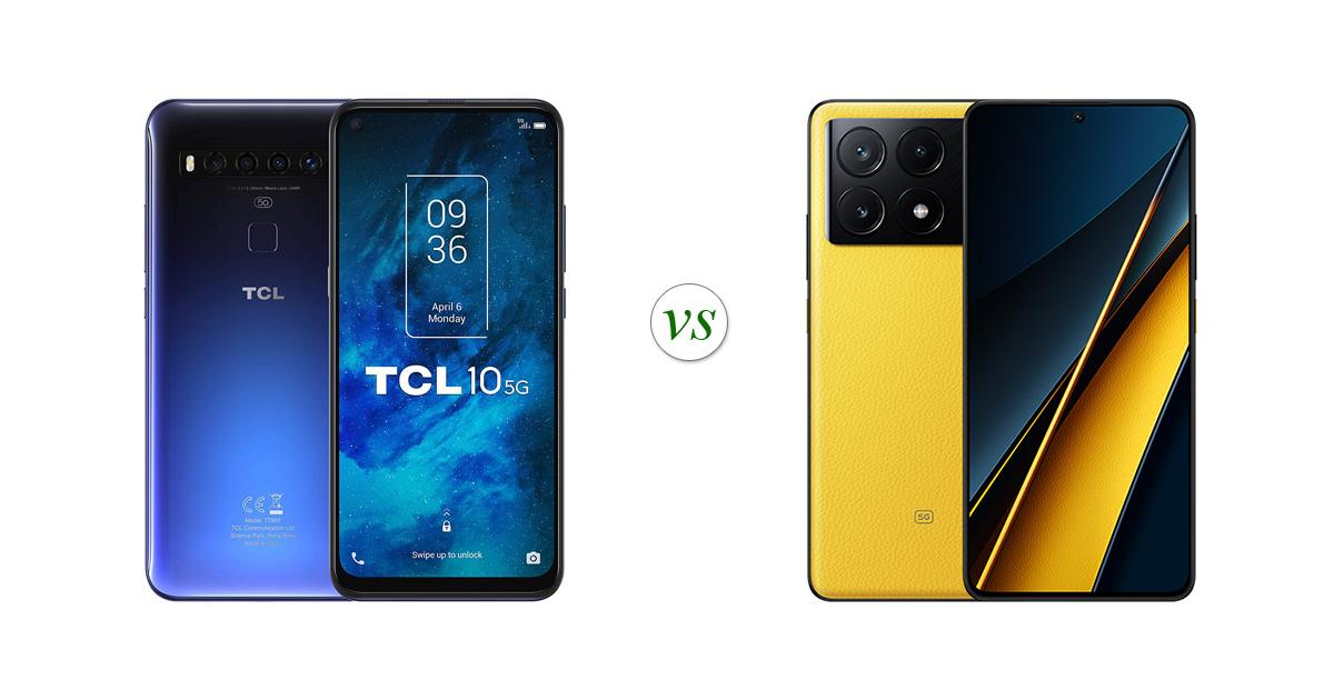 TCL 10 5G vs POCO X6 Pro 5G: Side by Side Specs Comparison