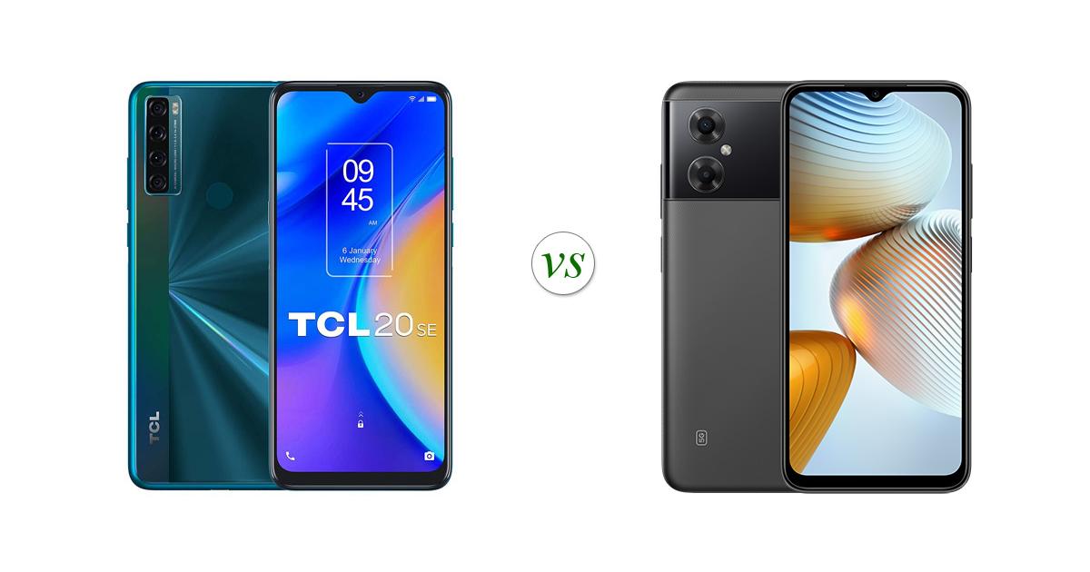 TCL 20 SE vs POCO M4 5G: Side by Side Specs Comparison