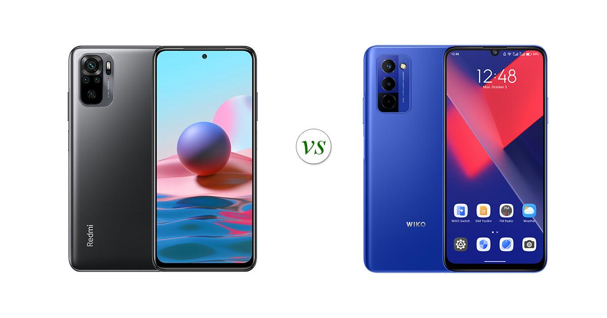 Xiaomi Redmi Note 10 vs WIKO 10: Side by Side Specs Comparison