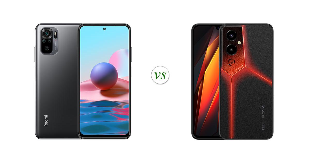 Xiaomi Redmi Note 10 vs TECNO POVA 4 Pro: Side by Side Specs Comparison