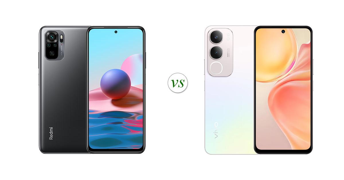Xiaomi Redmi Note 10 vs vivo Y19s: Side by Side Specs Comparison