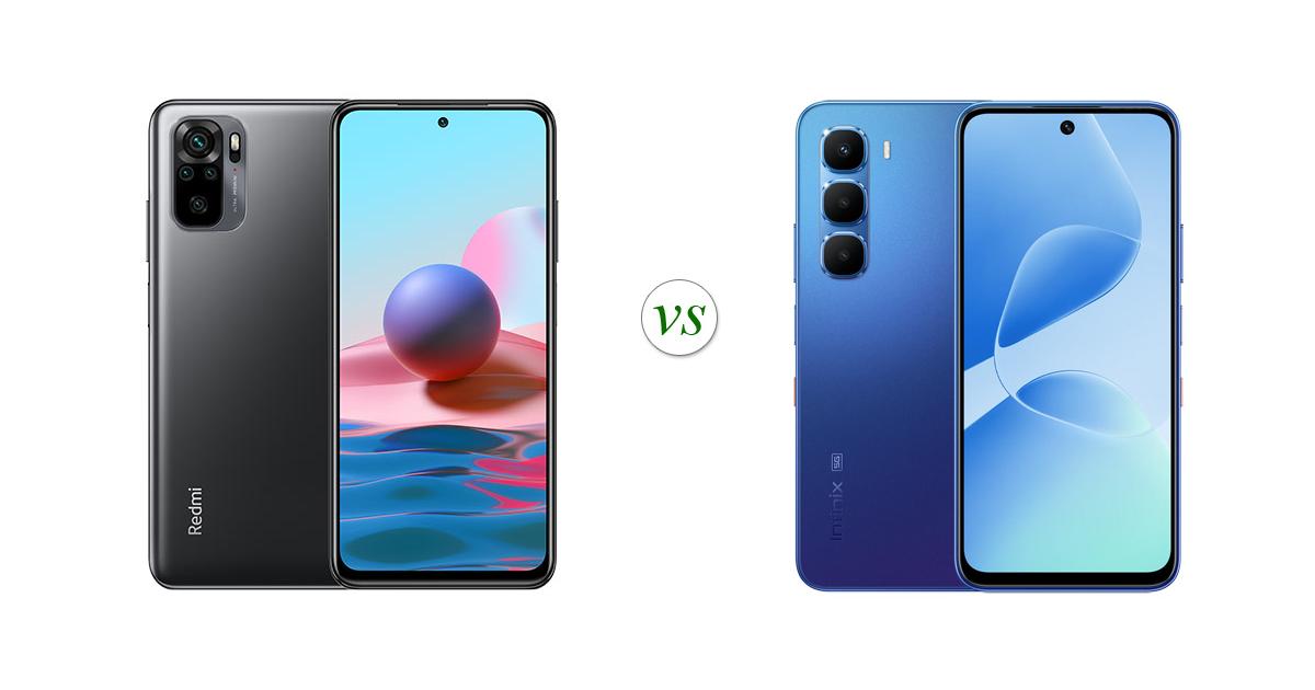 Xiaomi Redmi Note 10 vs Infinix HOT 60 5G+: Side by Side Specs Comparison