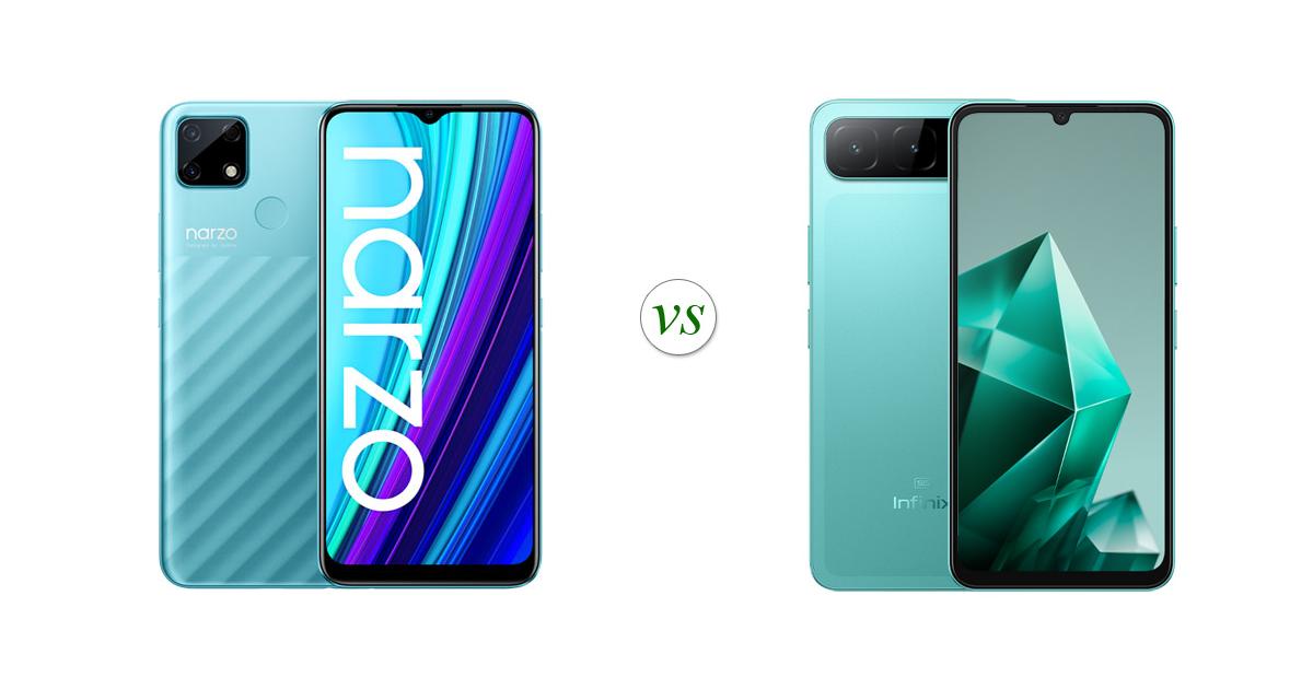 realme narzo 30A vs Infinix HOT 60i 5G: Side by Side Specs Comparison
