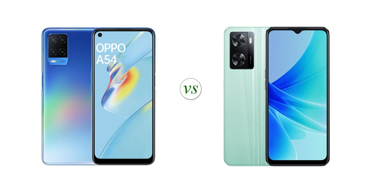 OPPO A54 vs OPPO A57 2022: Side by Side Specs Comparison
