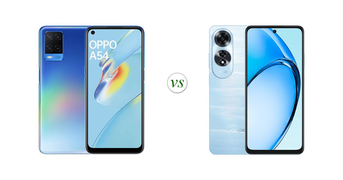 OPPO A54 vs OPPO A60: Side by Side Specs Comparison