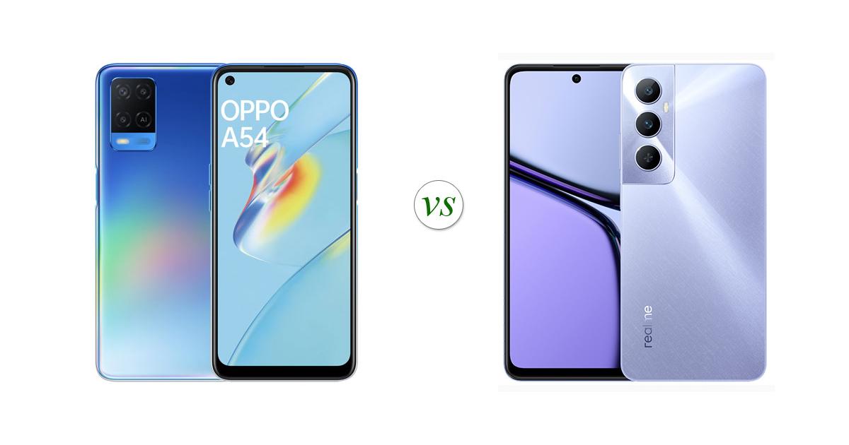 Oppo A54 Vs Realme C65 Side By Side Specs Comparison