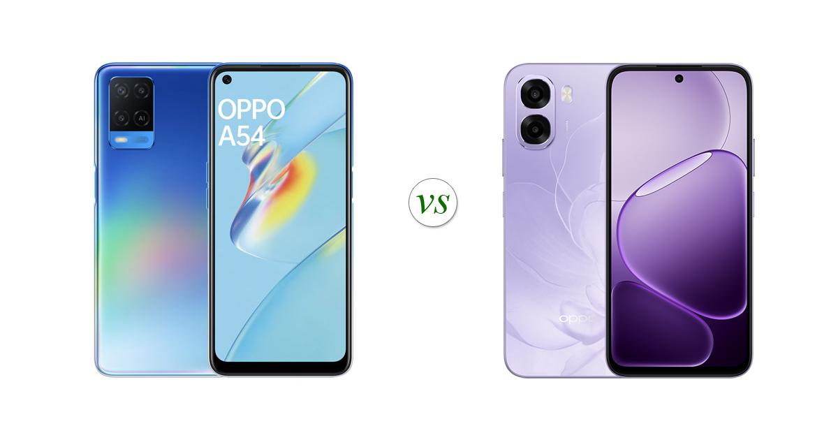 OPPO A54 vs OPPO A6x 5G: Side by Side Specs Comparison