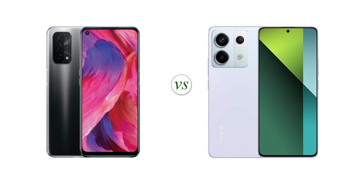 OPPO A74 5G vs Redmi Note 13 Pro 5G: Side by Side Specs Comparison