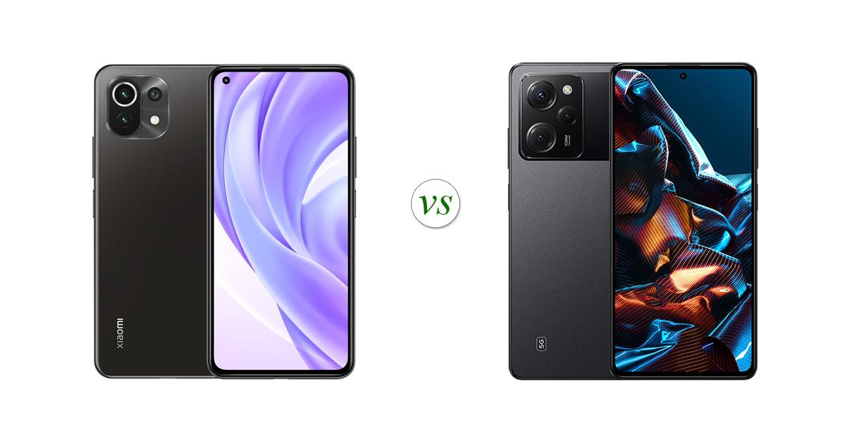 Xiaomi Mi 11 Lite vs POCO X5 Pro 5G: Side by Side Specs Comparison
