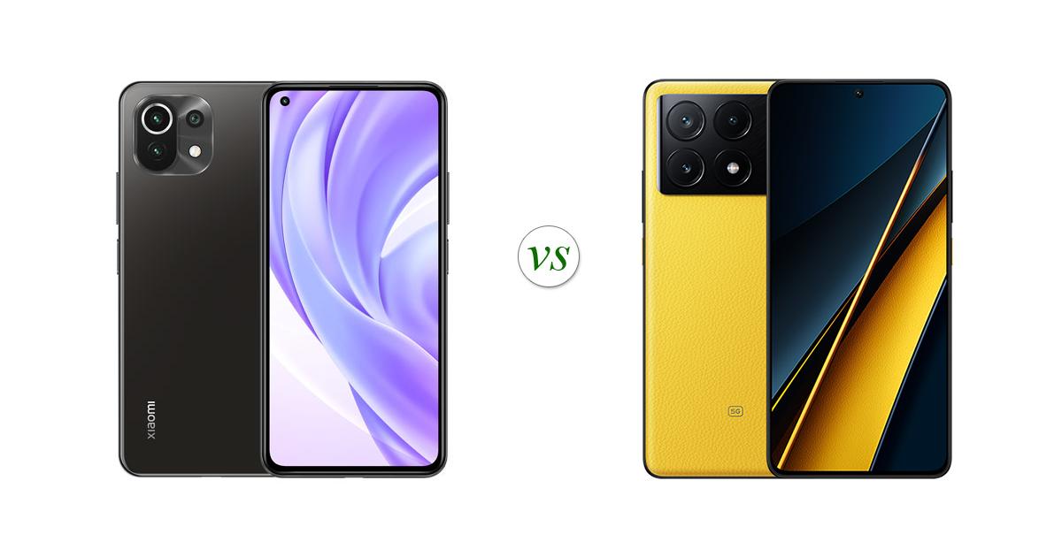Xiaomi Mi 11 Lite vs POCO X6 Pro 5G: Side by Side Specs Comparison