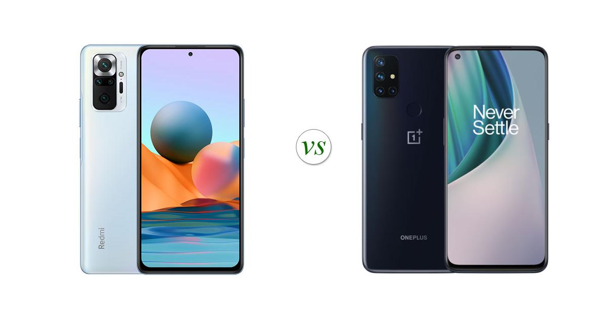 Xiaomi Redmi Note 10 Pro vs OnePlus Nord N10 5G: Side by Side Specs ...
