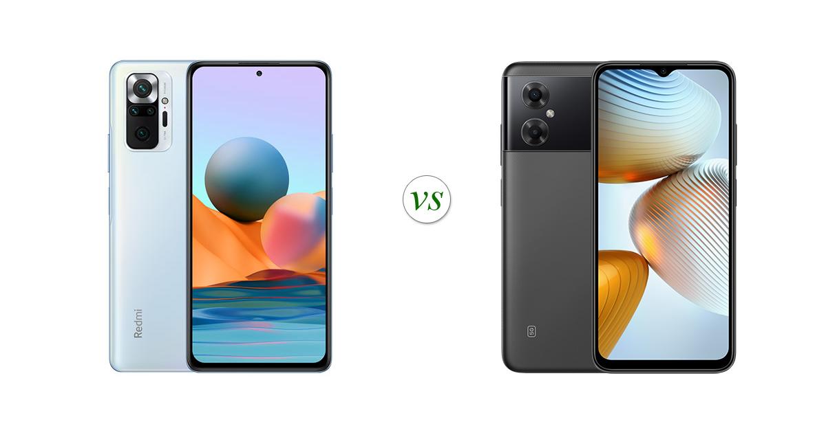 Xiaomi Redmi Note 10 Pro vs POCO M4 5G: Side by Side Specs Comparison