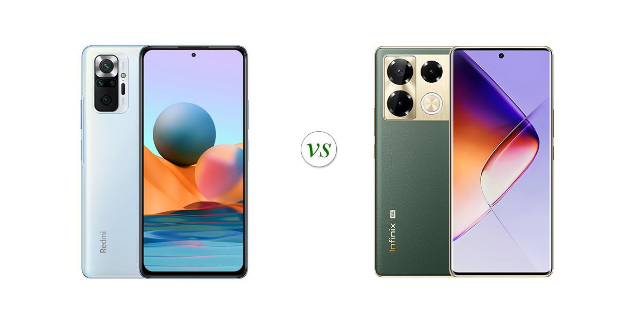 Xiaomi Redmi Note 10 Pro vs Infinix NOTE 40 Pro+ 5G: Side by Side Specs ...