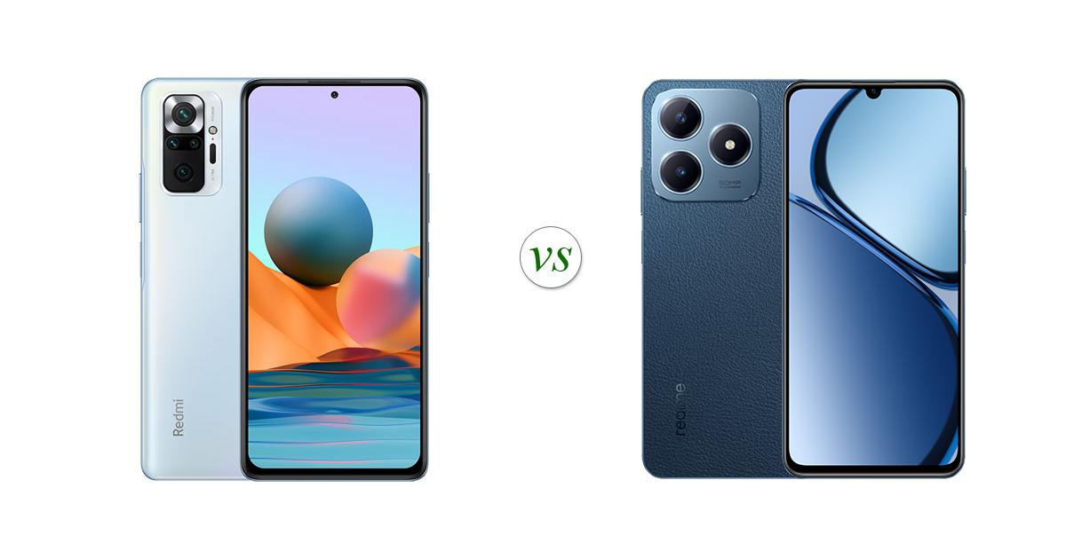 Xiaomi Redmi Note 10 Pro vs realme C63: Side by Side Specs Comparison