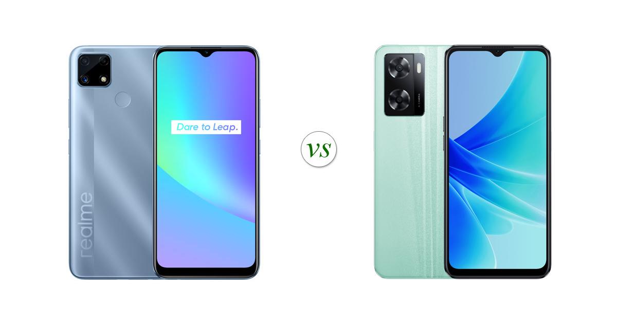 realme C25 vs OPPO A57 2022: Side by Side Specs Comparison