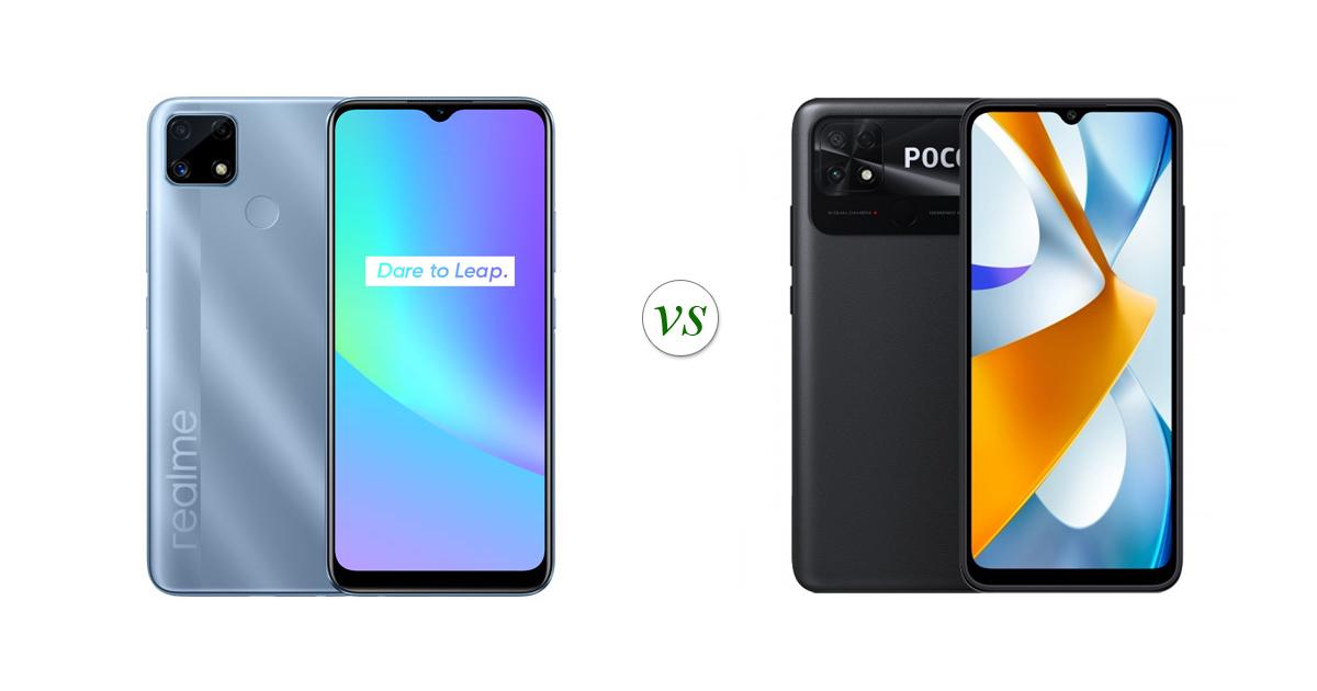 realme C25 vs POCO C40: Side by Side Specs Comparison