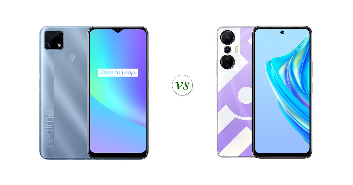 realme C25 vs Infinix Hot 20S: Side by Side Specs Comparison