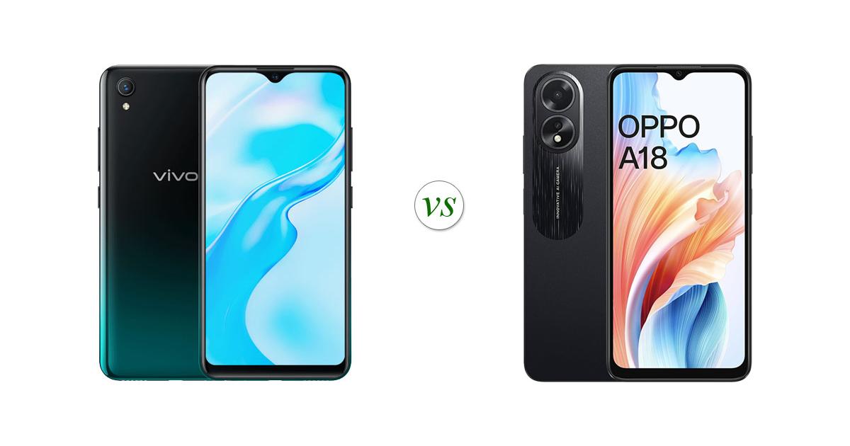 vivo Y1s vs OPPO A18: Side by Side Specs Comparison
