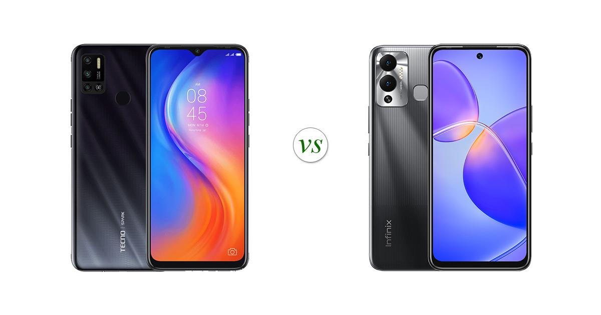TECNO Spark 6 Air vs Infinix Hot 12 Play: Side by Side Specs Comparison