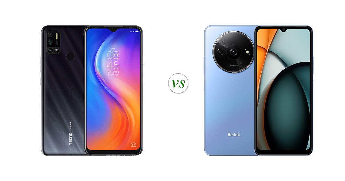 TECNO Spark 6 Air vs Redmi A3: Side by Side Specs Comparison