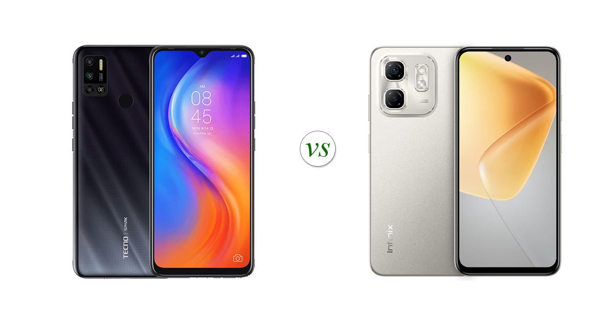 TECNO Spark 6 Air vs Infinix HOT 50i: Side by Side Specs Comparison