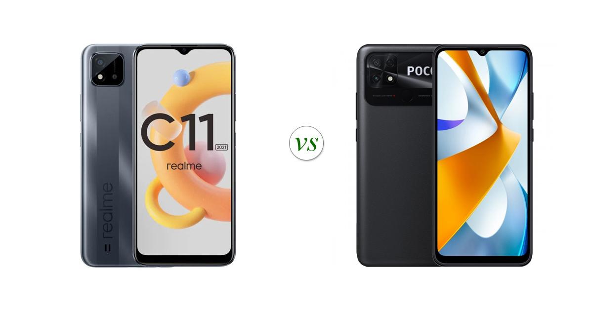 realme C11 2021 vs POCO C40: Side by Side Specs Comparison