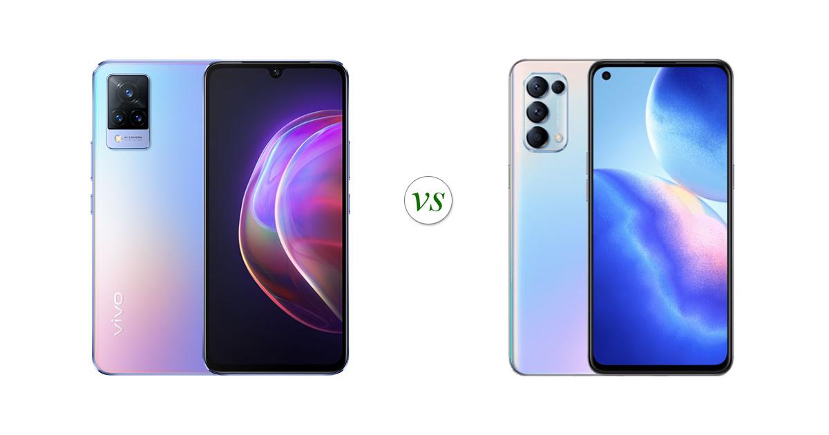 vivo v21 5G vs OPPO Reno5 4G: Side by Side Specs Comparison