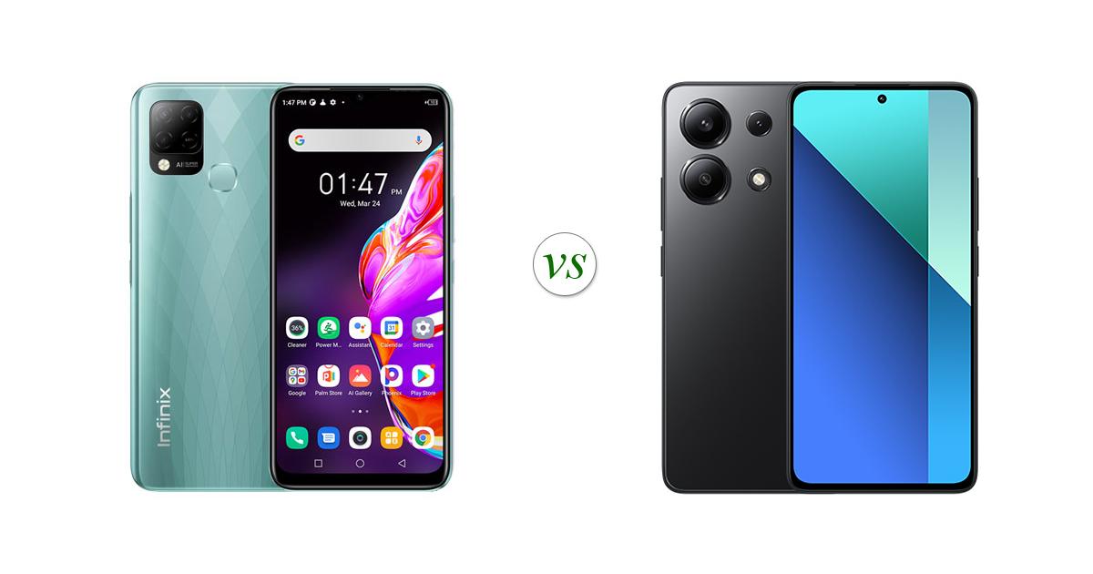 Infinix Hot 10S vs Redmi Note 13: Side by Side Specs Comparison