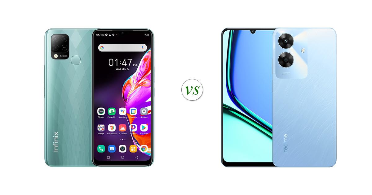 Infinix Hot 10S vs realme Note 60: Side by Side Specs Comparison
