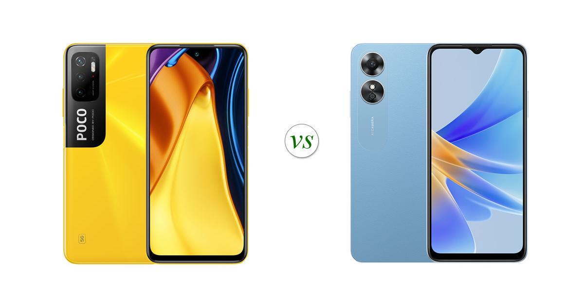 POCO M3 Pro 5G vs OPPO A17: Side by Side Specs Comparison
