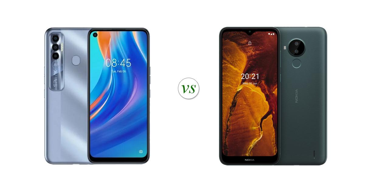 TECNO Spark 7 Pro vs Nokia C30: Side by Side Specs Comparison